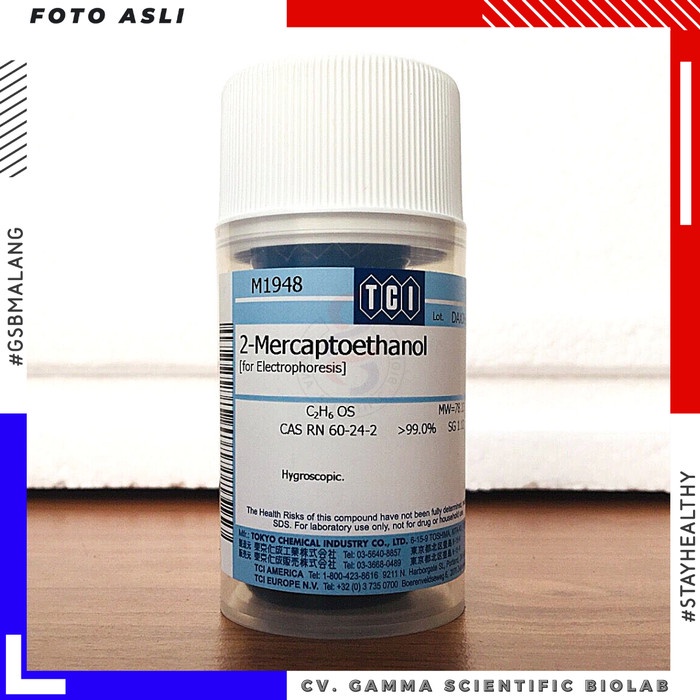 Jual 2-Mercaptoethanol [for Electrophoresis] 5gr - TCI | Shopee Indonesia