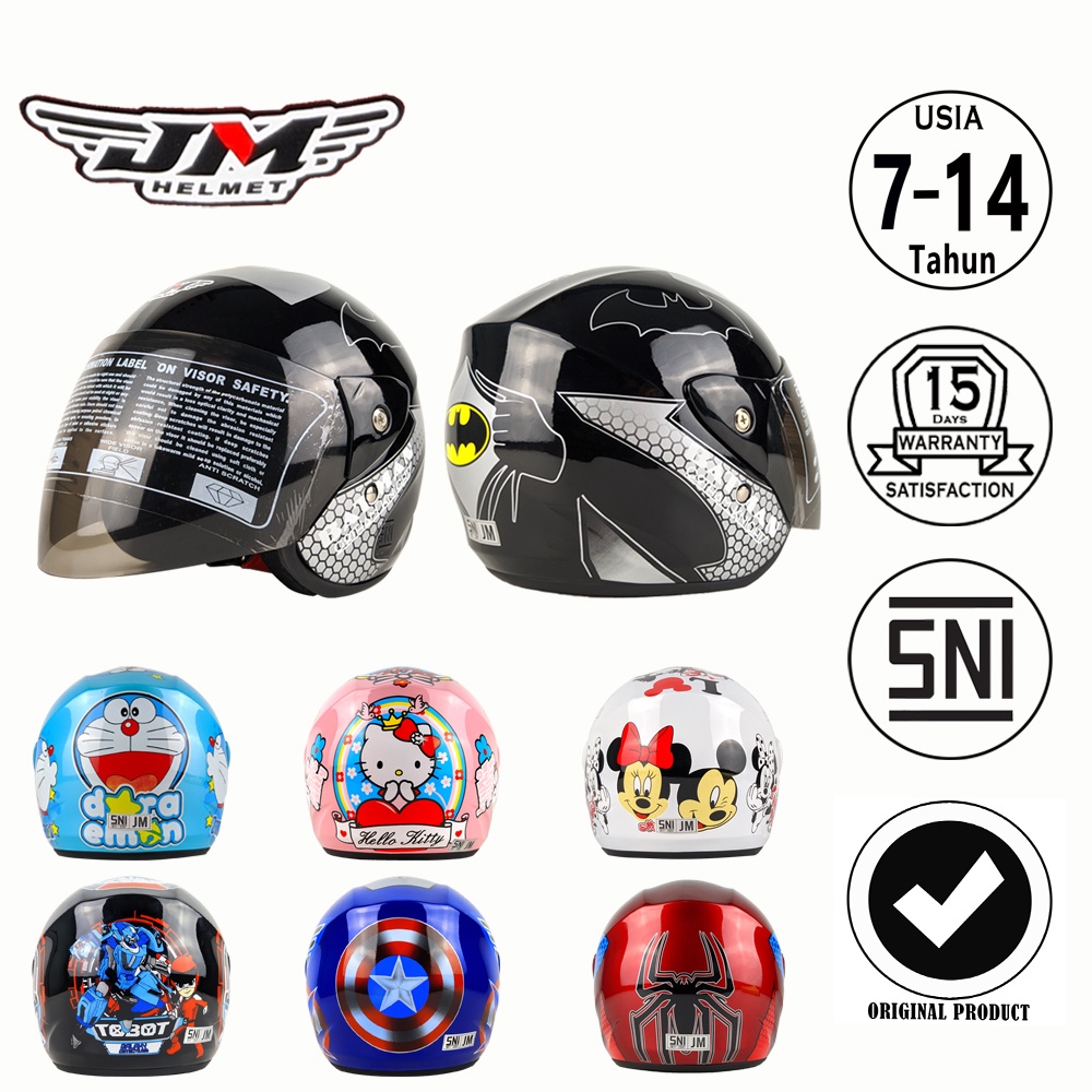 Jual Helm Helem Motor Anak Laki Laki Perempuan Balita Keren Lucu SNI ...