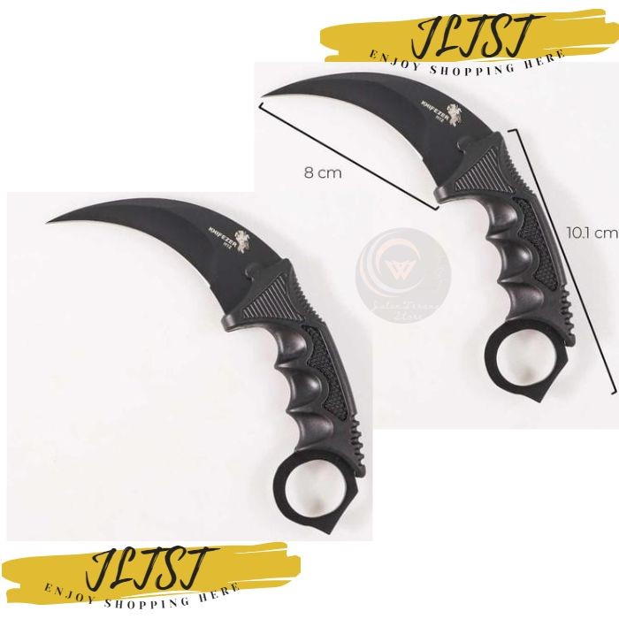 Jual KARAMBIT COUNTER STRIKE KERAMBIT TACTICAL CS GO SURVIVAL HITAM BLACK | Shopee Indonesia