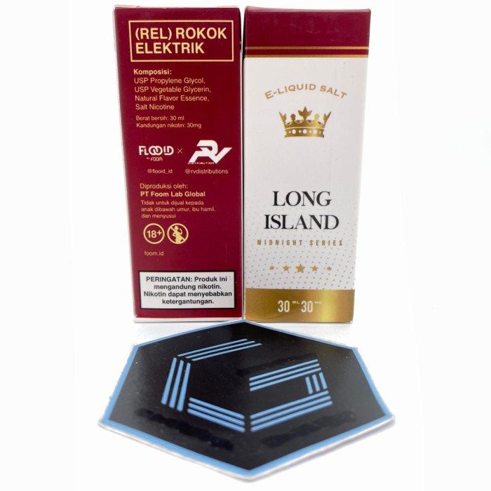 Jual SALT - Foom LONG ISLAND Midnight Series 30ml by Foom Lab Liquid ...