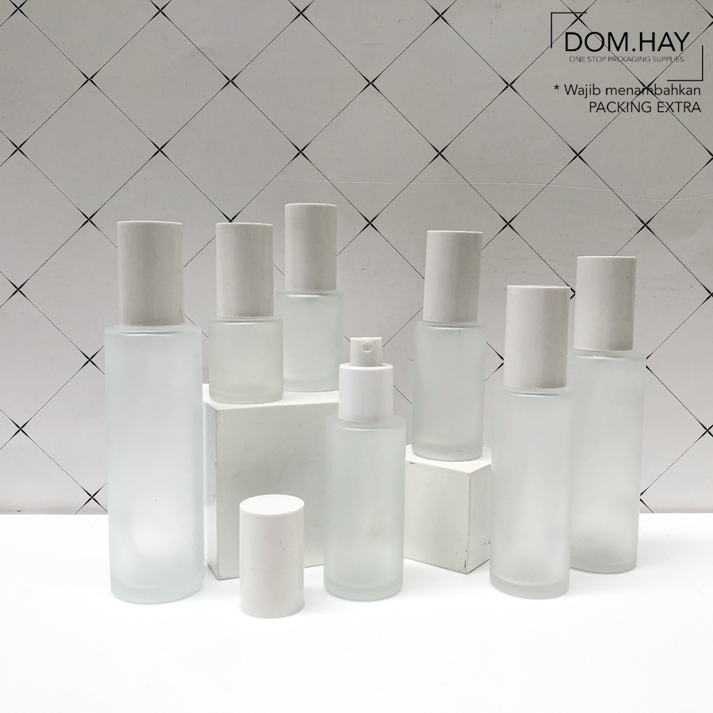 Jual Botol Spray Kaca Frosted 7UK Face Mist Hair Spray Perfume Semprot ...