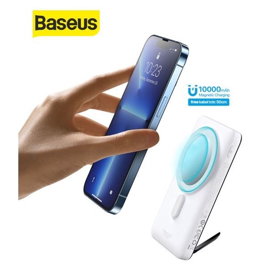 Jual BASEUS WIRELESS POWER BANK MAGNETIC MAGSAFE 20W FAST CHARGING ...