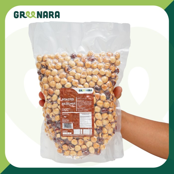 Jual Roasted Natural Hazelnut 1kg / Kacang Hazelnut Panggang 1 kg ...