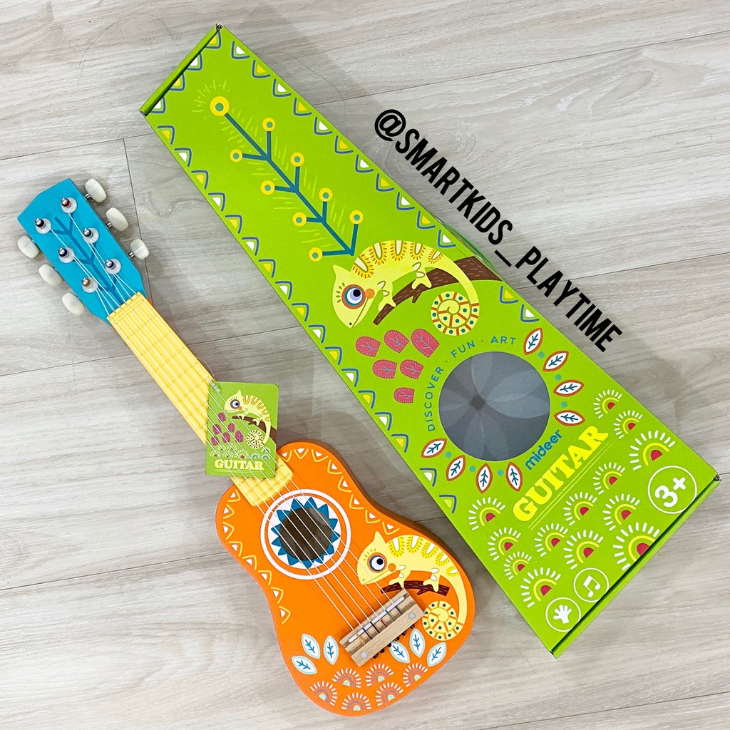 Jual Mideer Gitar Anak Wooden Guitar Kid Mainan Musik Untuk Edukasi ...