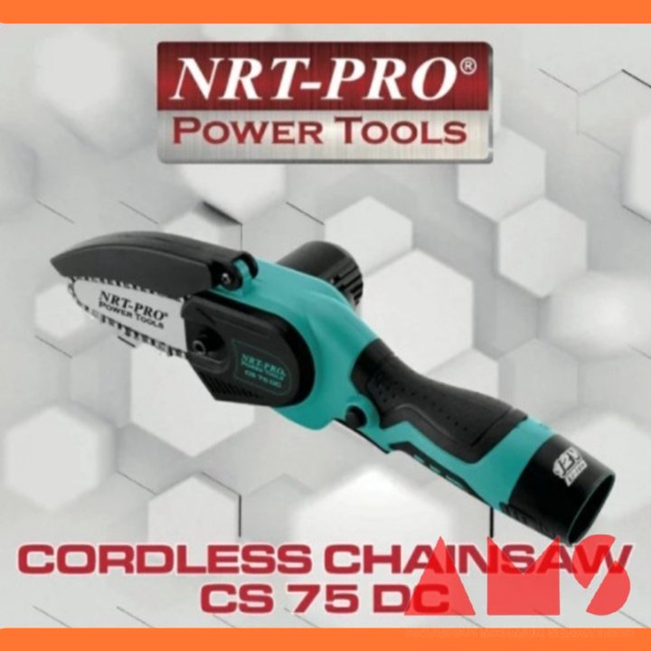 Jual Mesin Chainsaw Mini CS 75 DC Cordless 4 inch DC | Shopee Indonesia