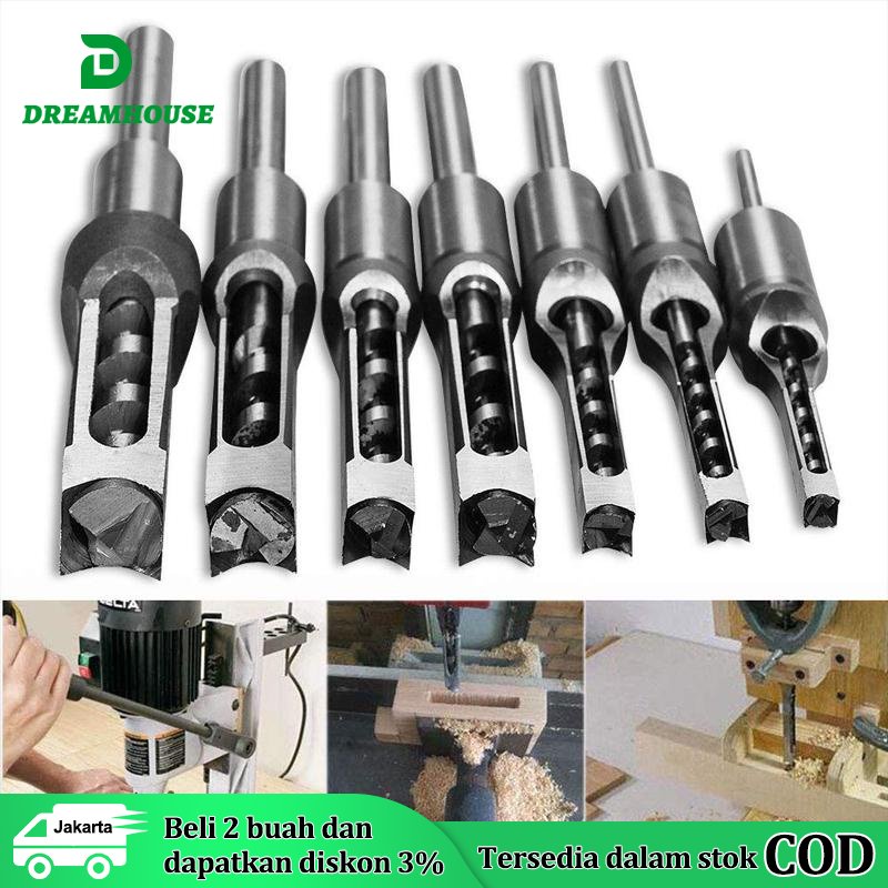 Jual Mata bor bobok kayu 3/8 inch / Chisel Set / Mortising Chisel Mata Bor Kayu Persegi Hole ...