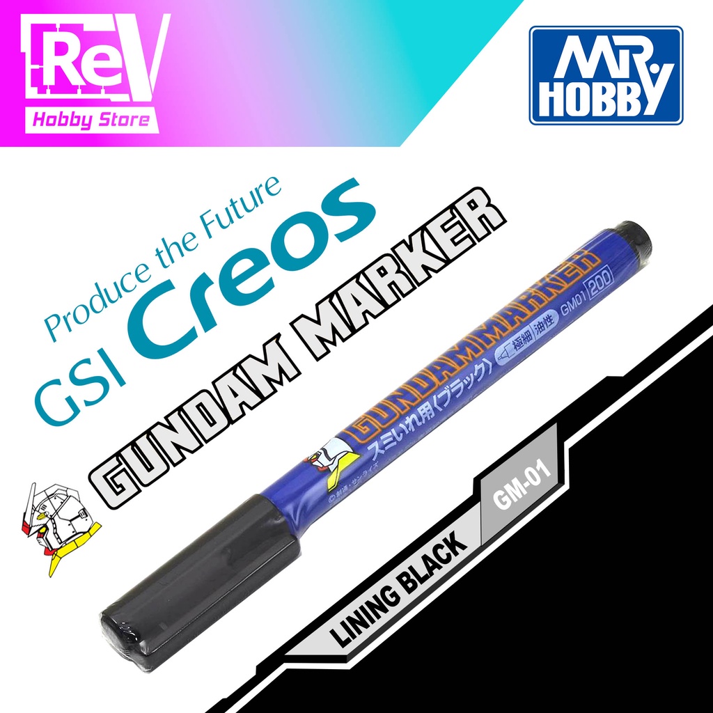 Jual GUNDAM MARKER LINING GUNDAM LINER TYPE BLACK GM01 | Shopee Indonesia