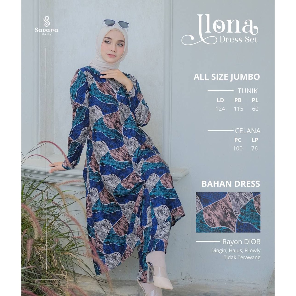 Jual Ilona Dress by Savara Daily | Shopee Indonesia