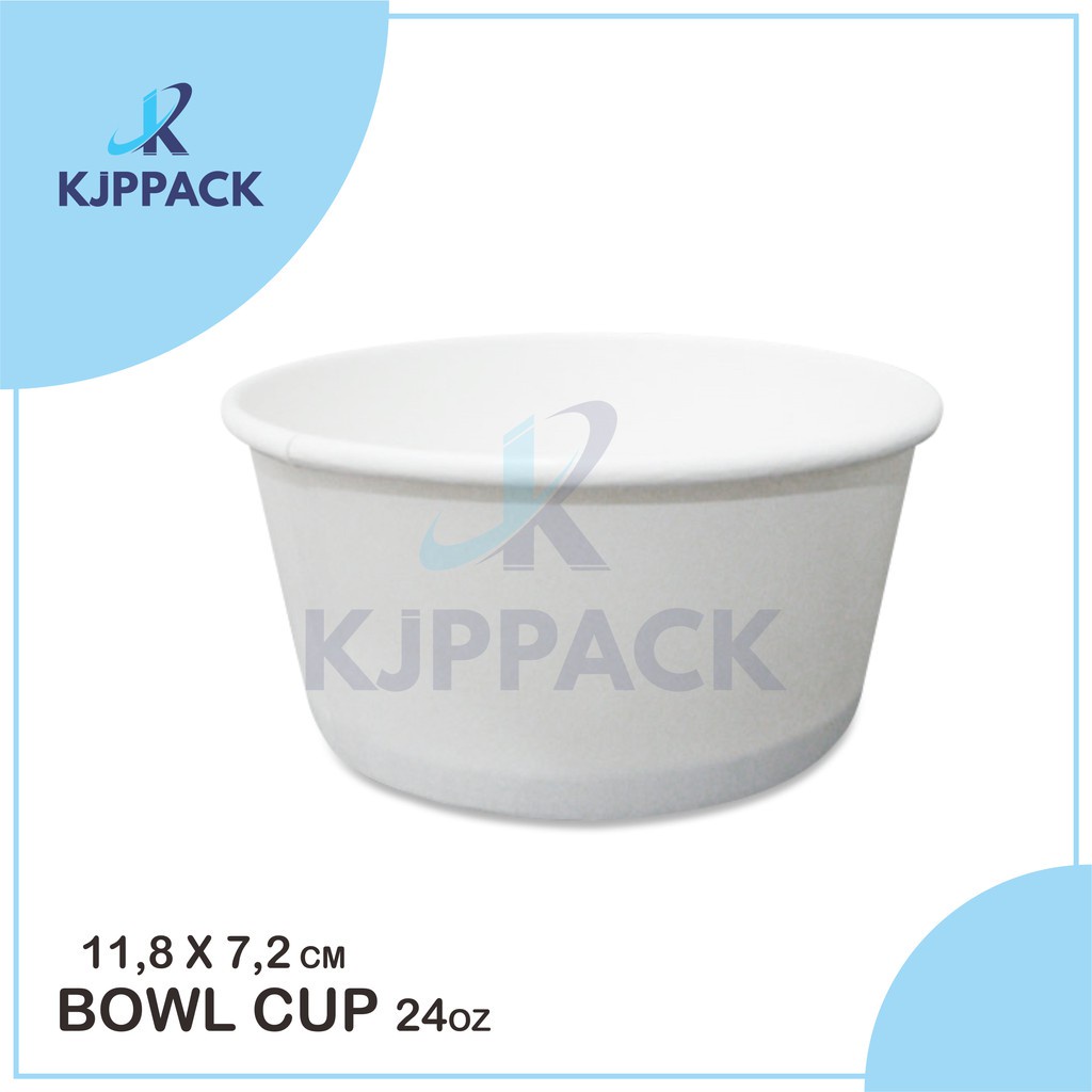 Jual Paper Bowl 24 Oz / 720ml Mangkok Takeaway Baso Aci Seblak Mie ...