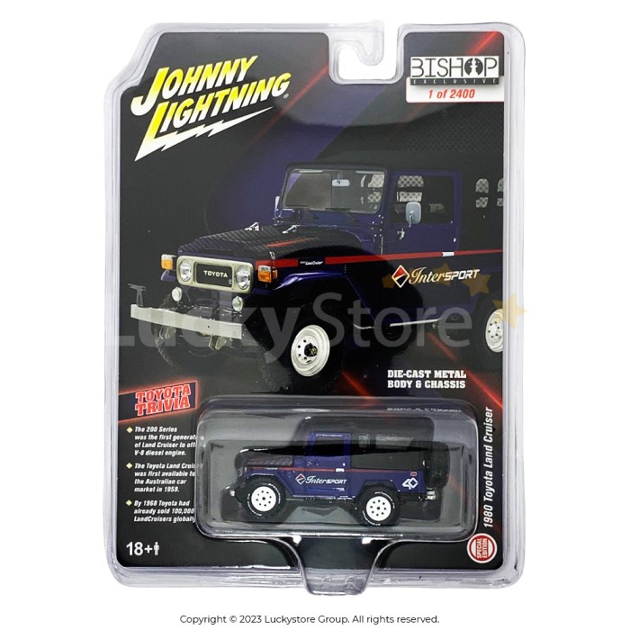 Jual Johnny Lightning 1980 Toyota Land Cruiser TLC Intersport Bishop ...