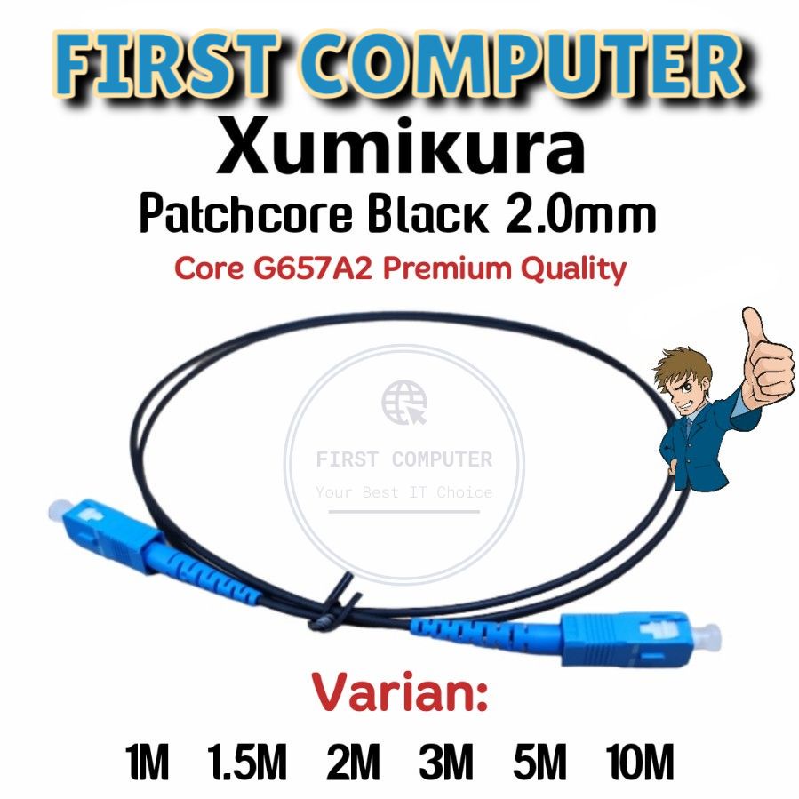 Jual Patchcore - Patchcord Black Xumikura 2mm [ High Quality ] | Shopee Indonesia
