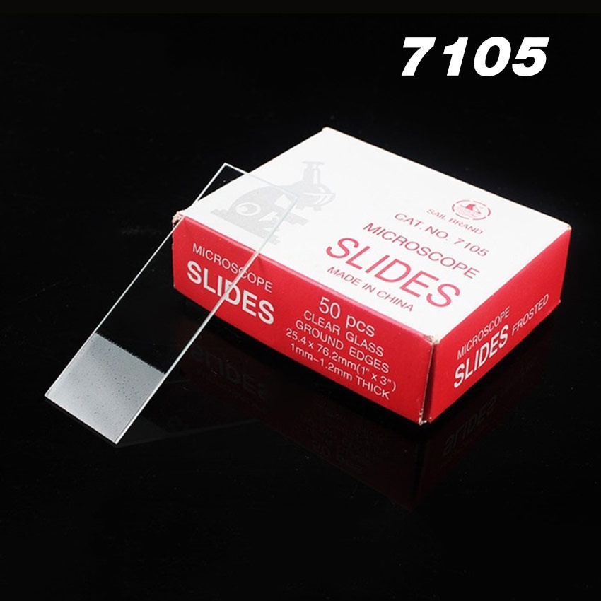 Jual 50Ppcs/Box Object Glass Kaca Preparat Objek Glas Kaca Mikroskop ...