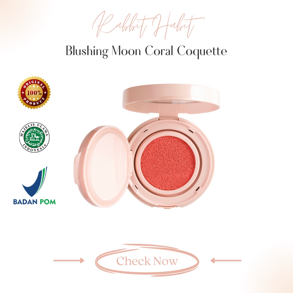Jual Rabbit Habit Blushing Moon Coral Coquette 8gr (100% ORIGINAL ...