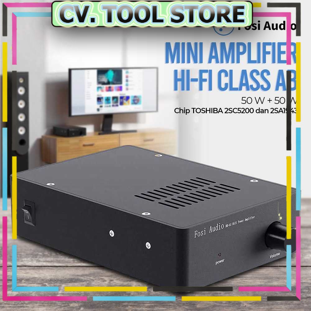 Jual TOOL STORE - Fosi Audio Mini Amplifier Hi-Fi Class AB 2x50W - HD ...