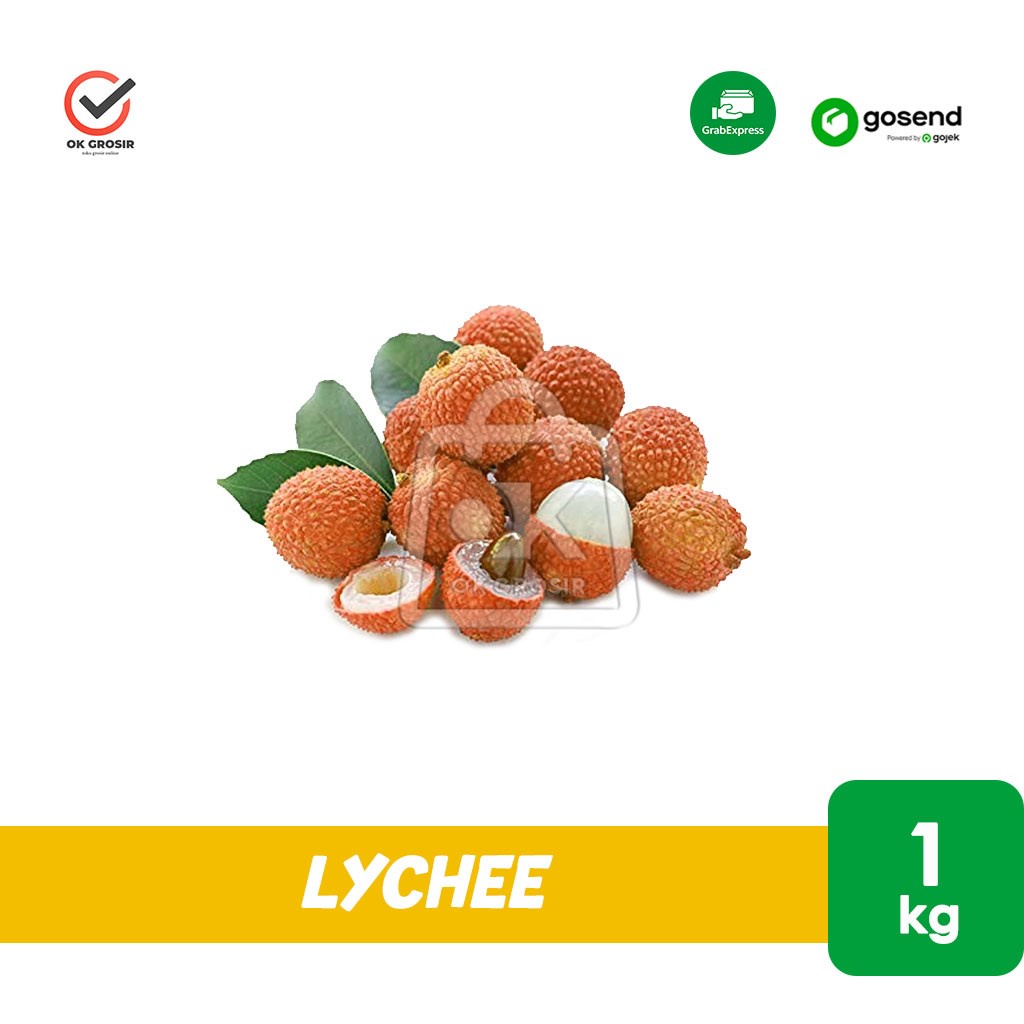 Jual Buah Leci Segar Fresh Lychee SU (KHUSUS INSTANT) | Shopee Indonesia