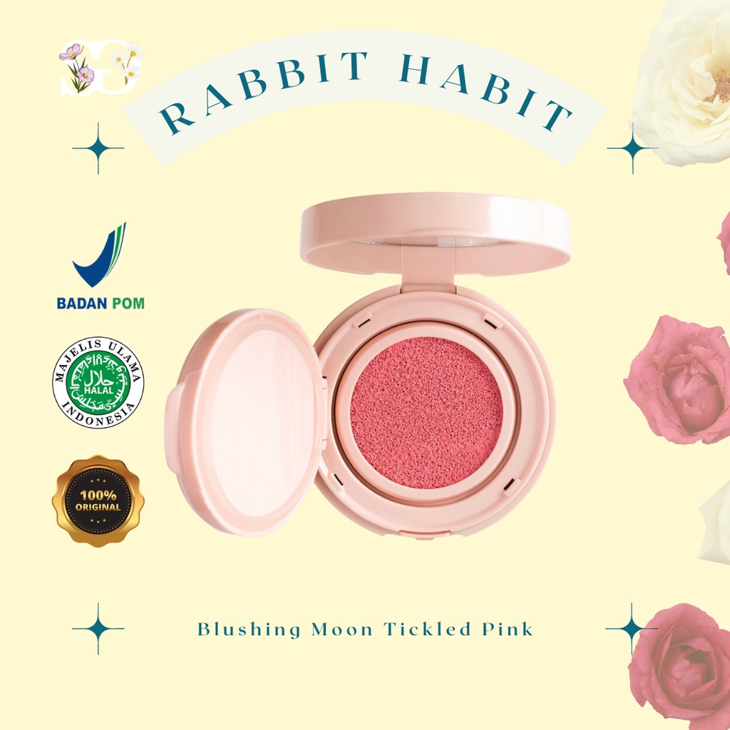 Jual Rabbit Habit Blushing Moon Tickled Pink 8gr (100% ORIGINAL & BPOM ...