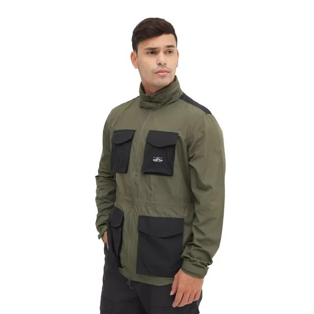 Jual JAKET PRIA WANDERHAUL FIELD JACKET OLIVE | Shopee Indonesia