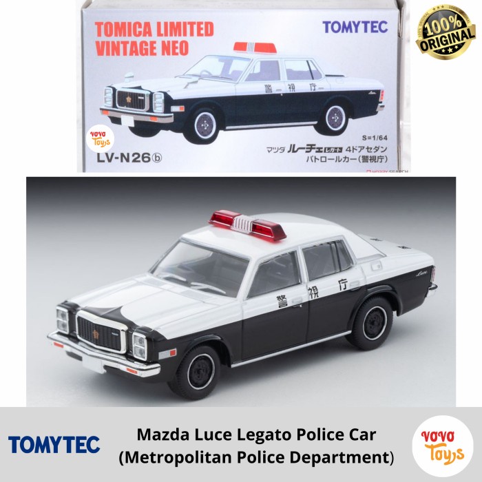 Jual IGS79 Tomica Limited Vintage Neo TLV-N26b Mazda Luce Legato Police ...