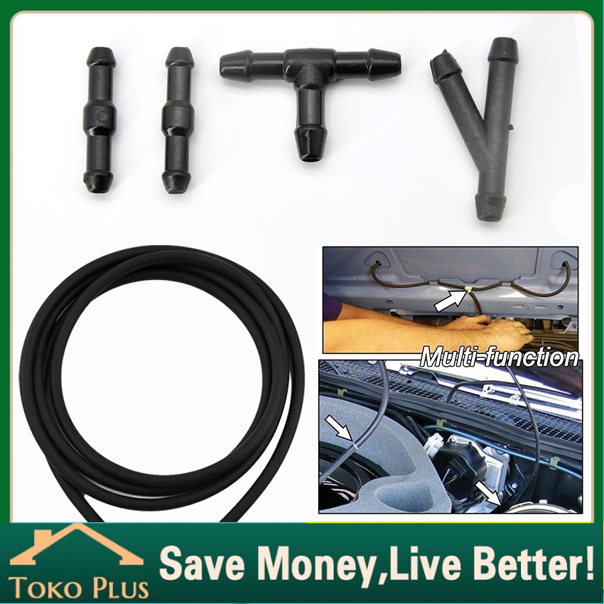 Jual 【3Pcs+2m Selang】T / Y / I Selang Air Wiper Kaca Depan Mobil ...