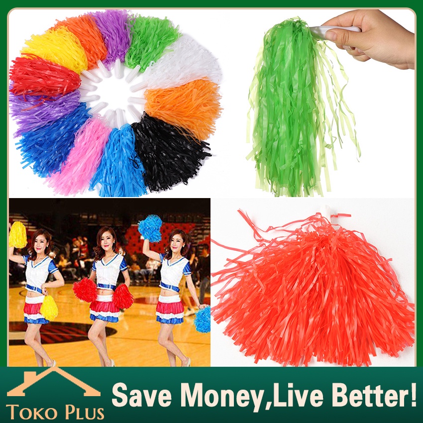 Jual Pom Pom Cheerleader / Pompom Nari Cheerleader Tari Rumbai / Pom ...