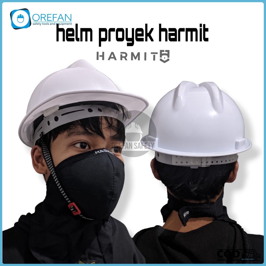 Jual helm proyek safety harmit 1 set helm dan inner dalaman termurah ...
