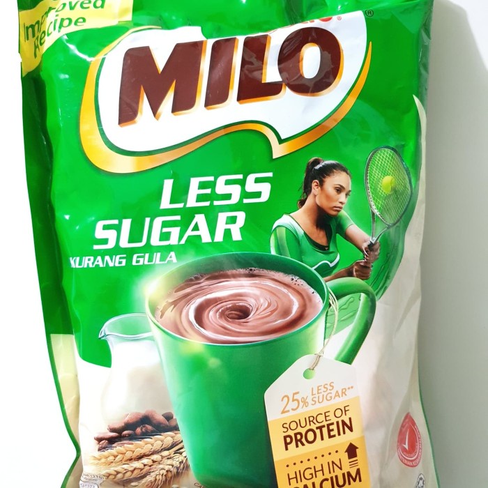 Jual Milo 3in1 less sugar malaysia 3 in 1 kurang gula tinggi kalsium ...