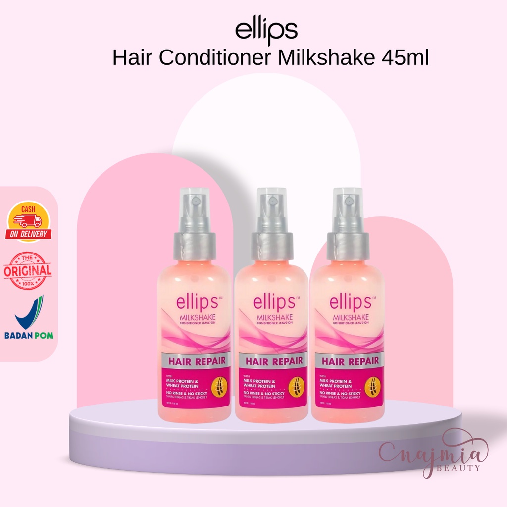 Jual Najmia Ellips Hair Conditioner Milkshake 45ml | Shopee Indonesia Jual Najmia Ellips Hair Conditioner Milkshake 45ml | Shopee Indonesia