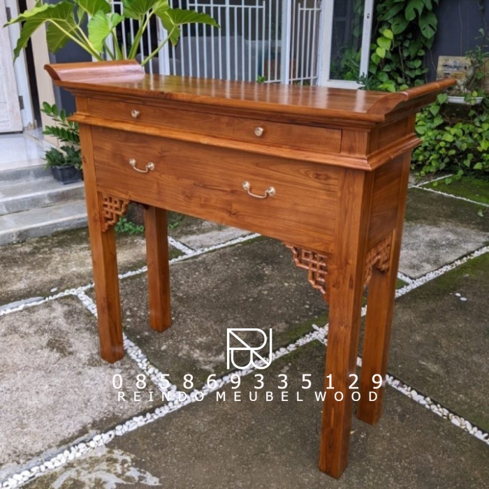 Jual MEJA SEMBAHYANG - Meja Altar Sembahyang Kayu Jati perhutani TPK 06 ...
