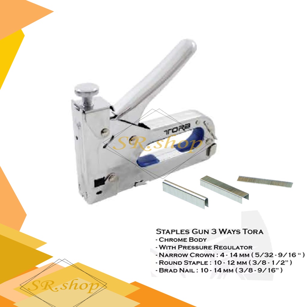Jual NEW ARIVAL PROMOO!!! MEDIUM DUTY STAPLER GUN 3 WAY, Alat Staples ...