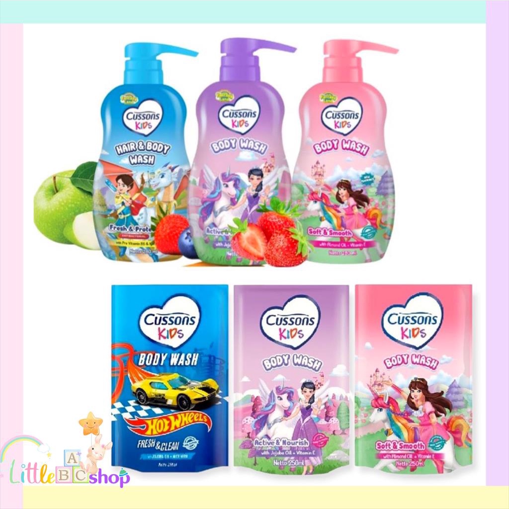 Jual Cussons Kids Body Wash 250ml 280ml / Cussons bodywash kids ...