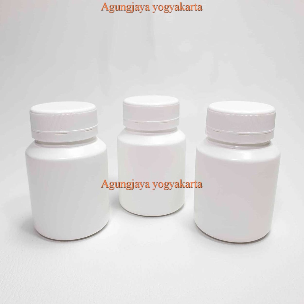 Jual Botol Kapsul Ester C 60 Kapsul Putih / 60 Kapsul / Botol Obat 100 ml / Botol Obat | Shopee ...