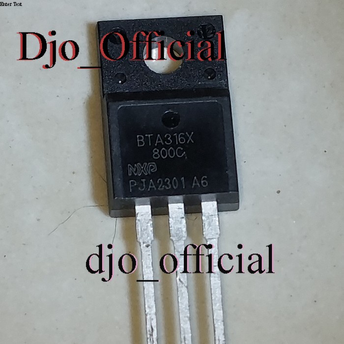Jual BTA316X 800C 800E 800B BTA316 BTA 316X Triacs 16A 800V Triac To ...