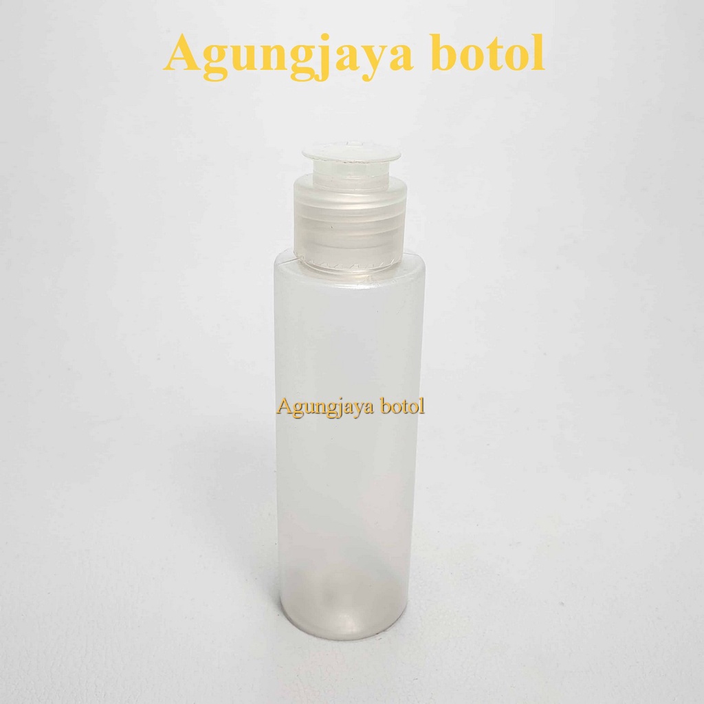 Jual Botol Pet 100 ml RF Panjang Natural Frossted Tutup Fliptop / Botol ... Jual Botol Pet 100 ml RF Panjang Natural Frossted Tutup Fliptop / Botol ...