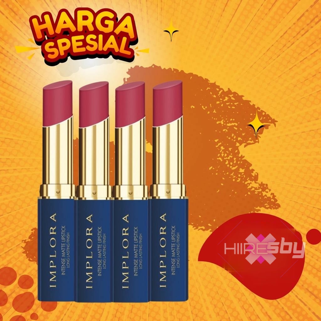 Jual Implora Intense Matte Lipstick Long Lasting Finish | lipstik mate ...