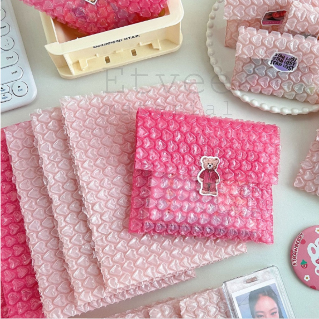 Jual 5PCS - Bungkus kantong bubble wrap hati BESAR | Shopee Indonesia