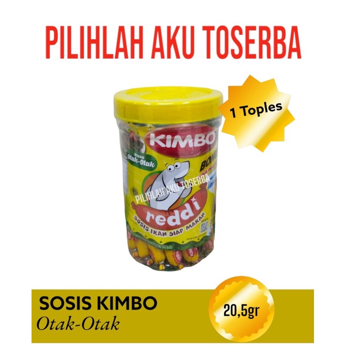 Jual Kimbo REDDI Sosis IKAN rasa Otak-Otak Toples - ( HARGA 1 TOPLES ...