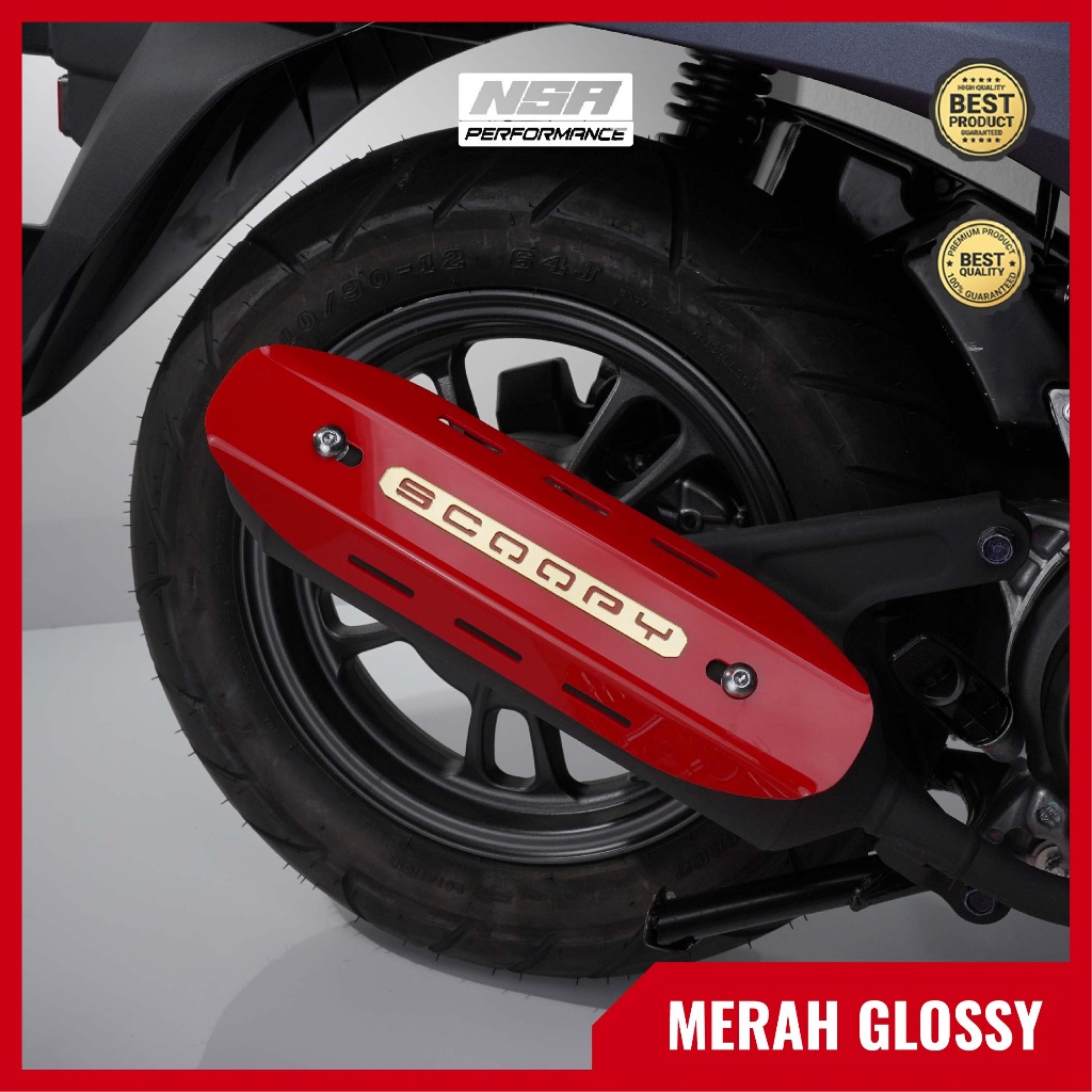 Jual NSA COVER KNALPOT SCOOPY Tutup Knalpot All Honda Scoopy AKSESORIS ...