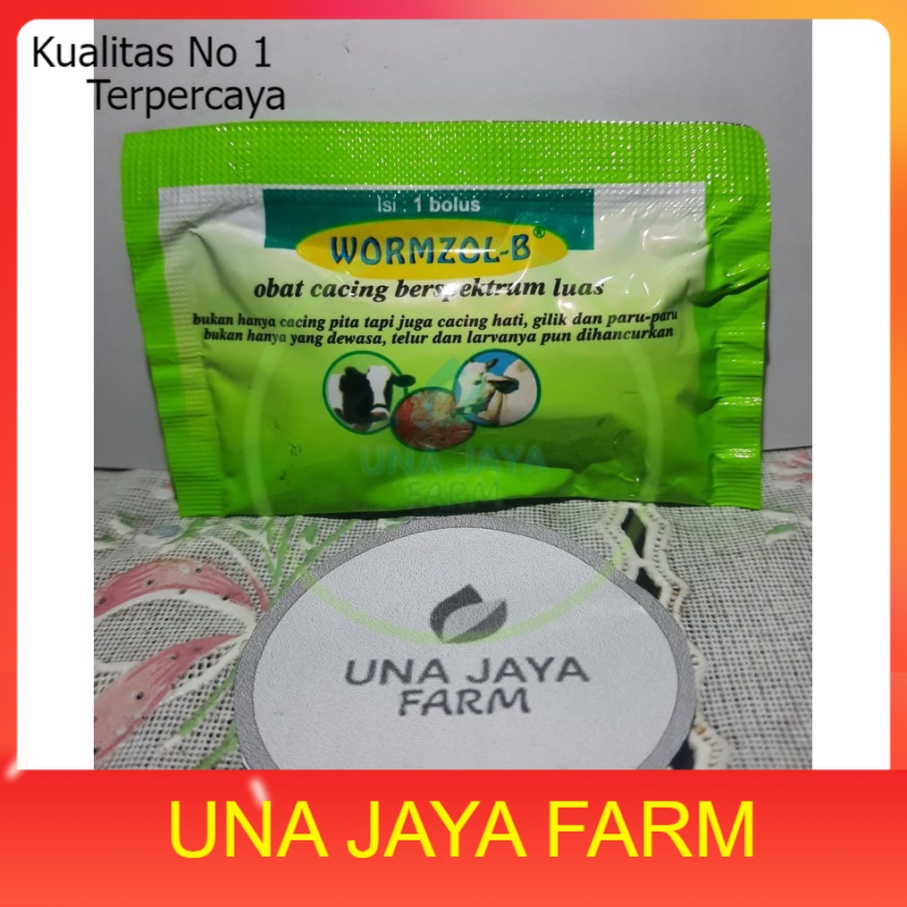 Jual WORMZOL B 1 BOLUS SACHET - Obat Cacing Cacingan Sapi Kerbau Kuda ...