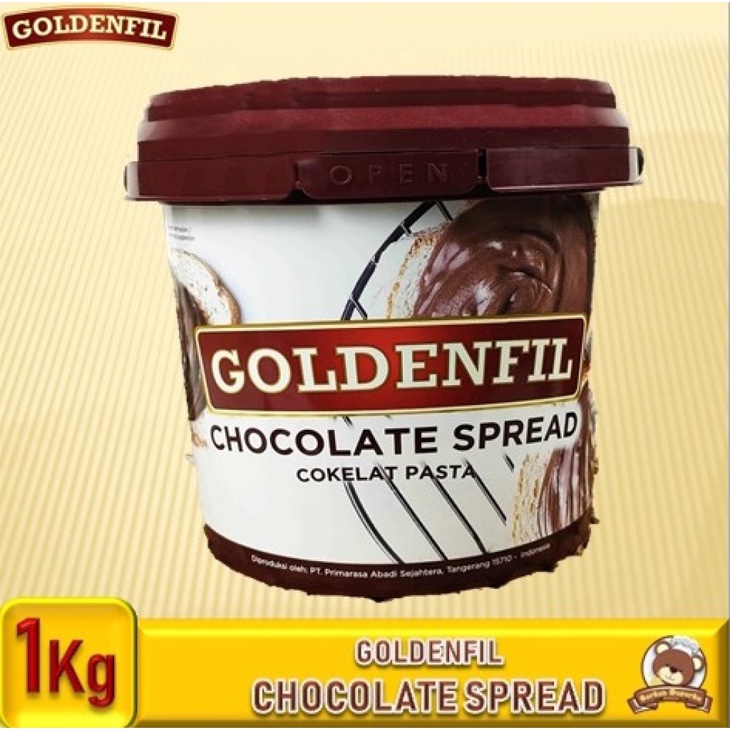 Jual Goldenfil Chocolate Spread Selai Cokelat 1Kg | Shopee Indonesia