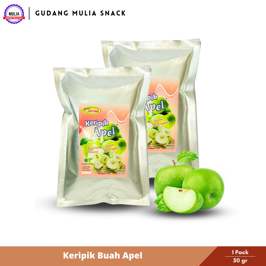 Jual Keripik Buah Apel | Kripik Apel Crispy Java Rasa | Shopee Indonesia
