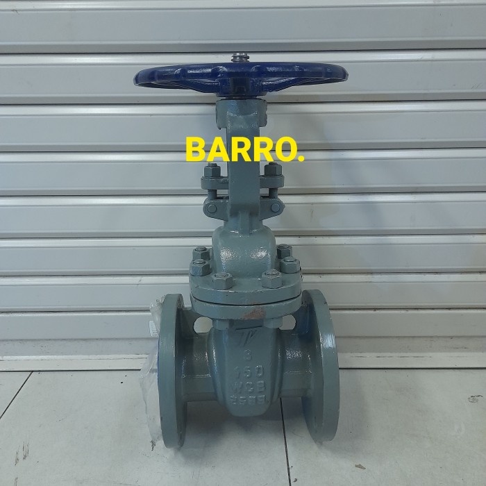 Jual Gate Valve WCB 3" Inch DN 80 Flange Ansi 150 / Stop Kran Flange ...