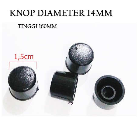 Jual audiosby-KNOP KNOB PLASTIK POTENSIO 14MMX160MM | Shopee Indonesia