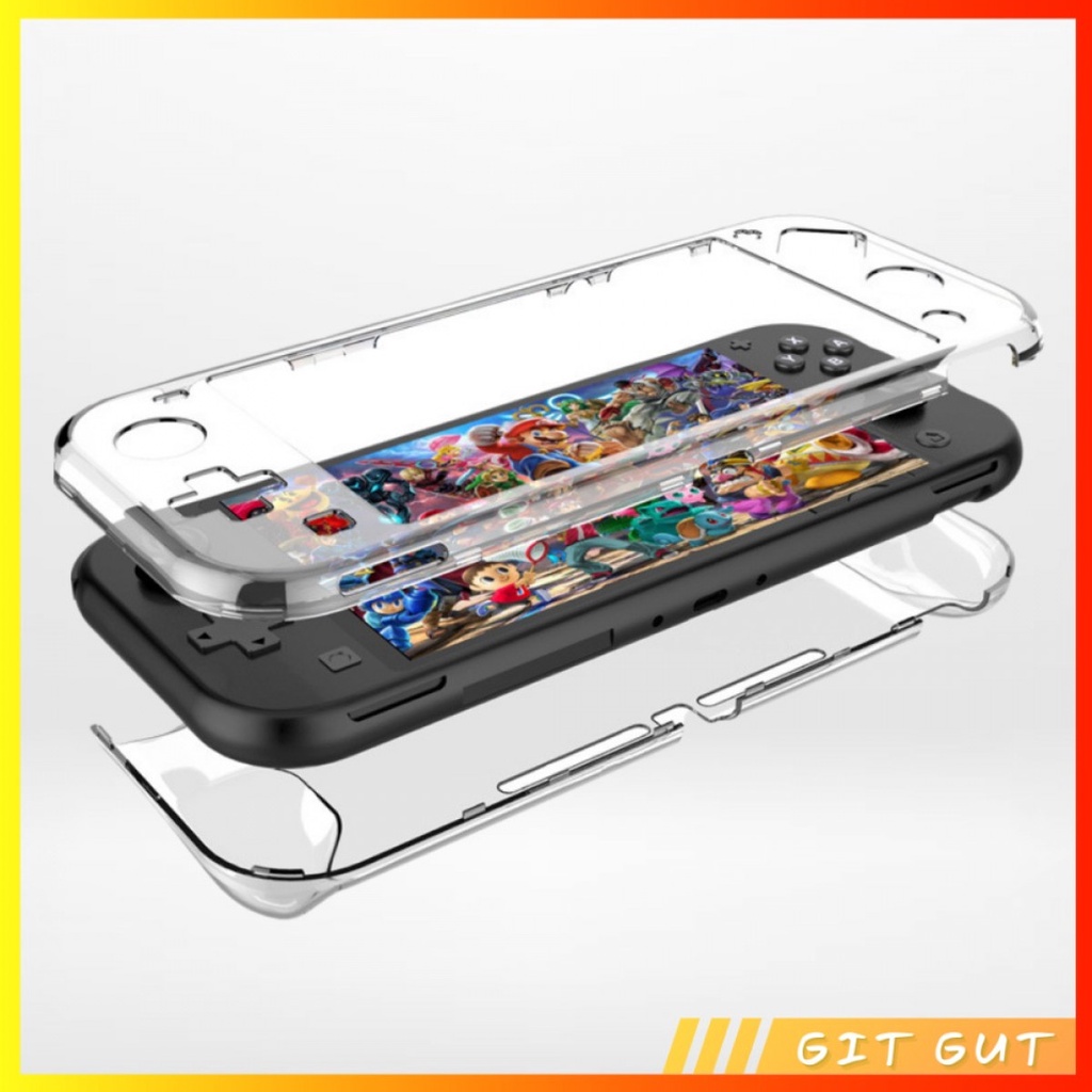 Jual Nintendo Switch Lite Crystal Clear Protective Case Casing Cover ...
