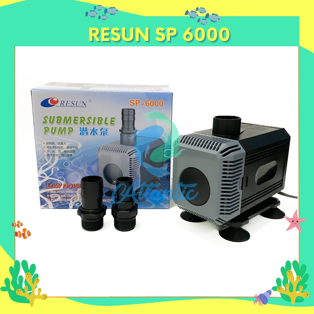 Jual Resun SP-6000 Pompa Air Celup Aquarium Kolam Hidroponik | Shopee ...