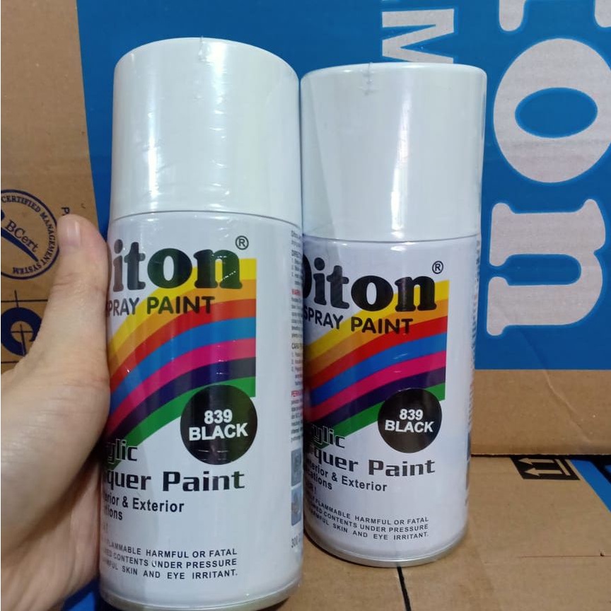 Jual SOLID COLOURS DITON Spray Paint Acrylic Lacquer Paint Pilox Pilok ...