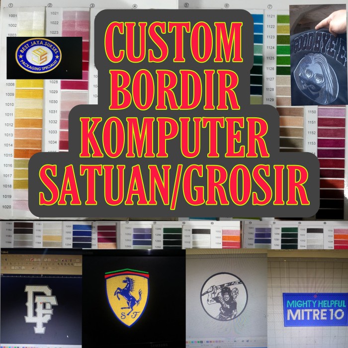 Jual PATCH BORDIER CUSTOM SATUAN/EMBLEM/LOGO/BORDIER LANGSUNG KE BAHAN | Shopee Indonesia