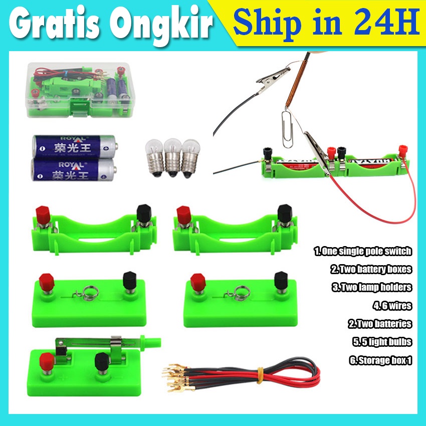 Jual DIY Physics Electric Circuit Learning Starter Kit Montessori ... Jual DIY Physics Electric Circuit Learning Starter Kit Montessori ...
