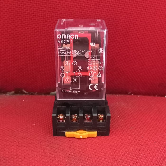 Jual Relay MK2P -1 + soket OMRON 220 VOLT | Shopee Indonesia