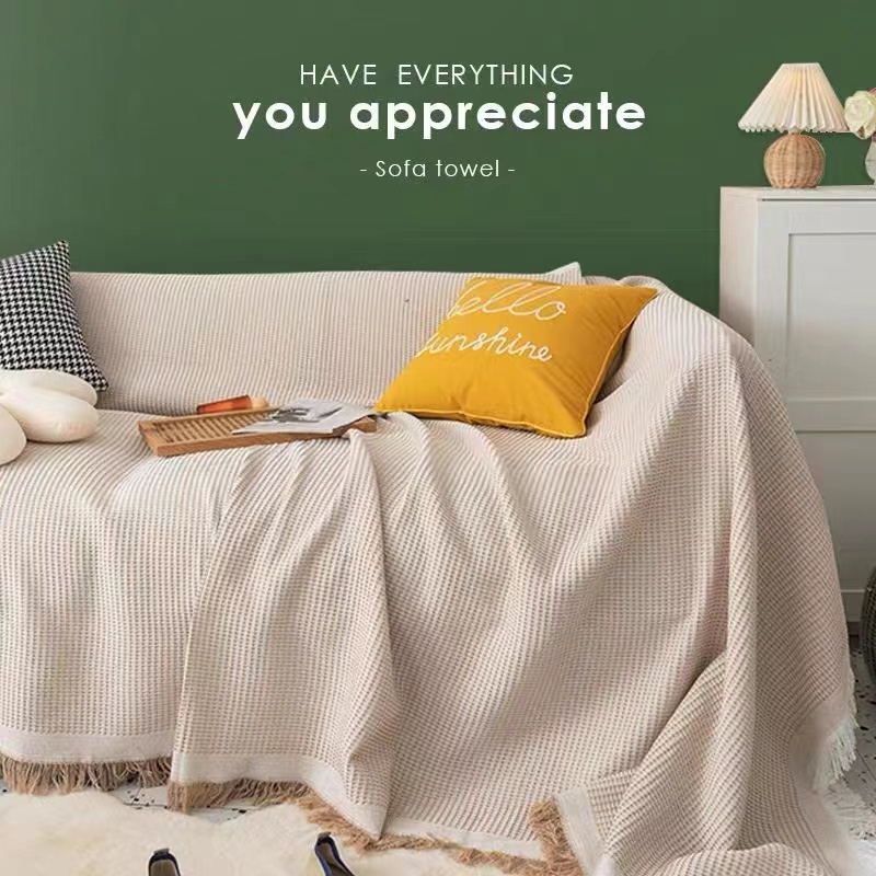 Jual TOKOMUDA COD Selimut sofa Nordic Blanket size 130*180cm 180*260cm 180*340cm COVER R16 ...
