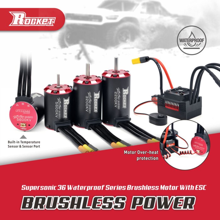 Jual Suprass Rocket Supersonic Brushless Sensorless Power System ESC ...